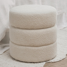Round Ottomans Temple Webster